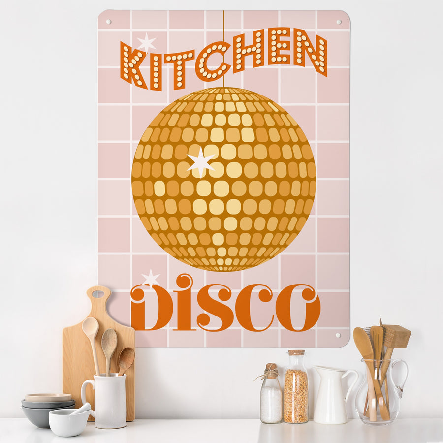 Kitchen Disco - Large Magnetic Notice Board / Wall Art – Beyond the ...
