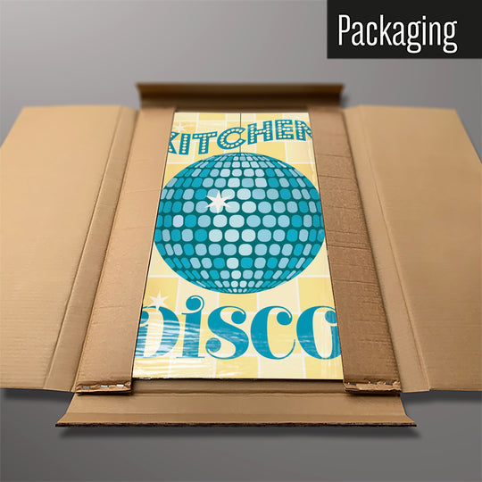 Kitchen Disco - Large Magnetic Notice Board / Wall Art – Beyond the ...