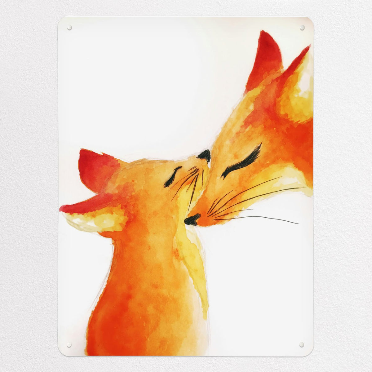 Large Fox Art Carl Whitfield, Original Painting, Fox